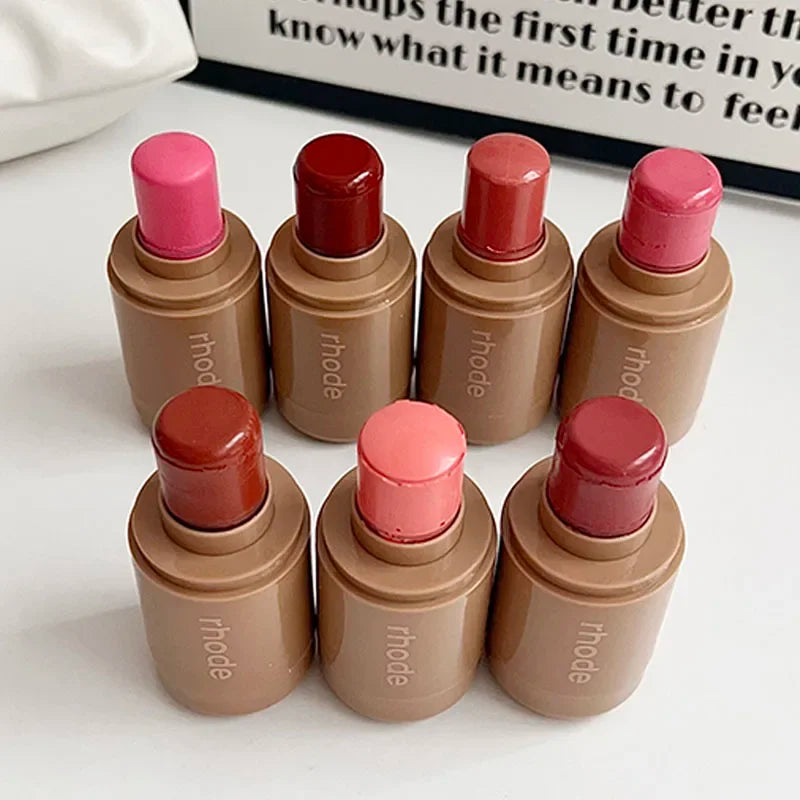 Rhode Brightens Facial Cheek Blush Stick Lip Gloss | BAD PEOPLE